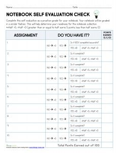 Tips for Grading Interactive Notebooks - Biology Roots